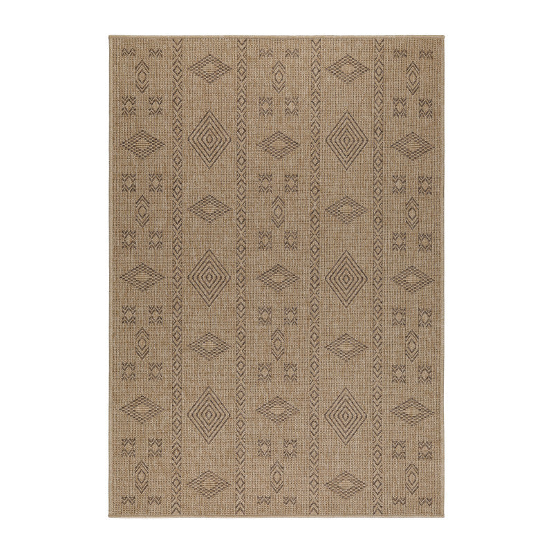 Esma 8711 siyah iç ve dış mekan hasır halısı – Ayba Home